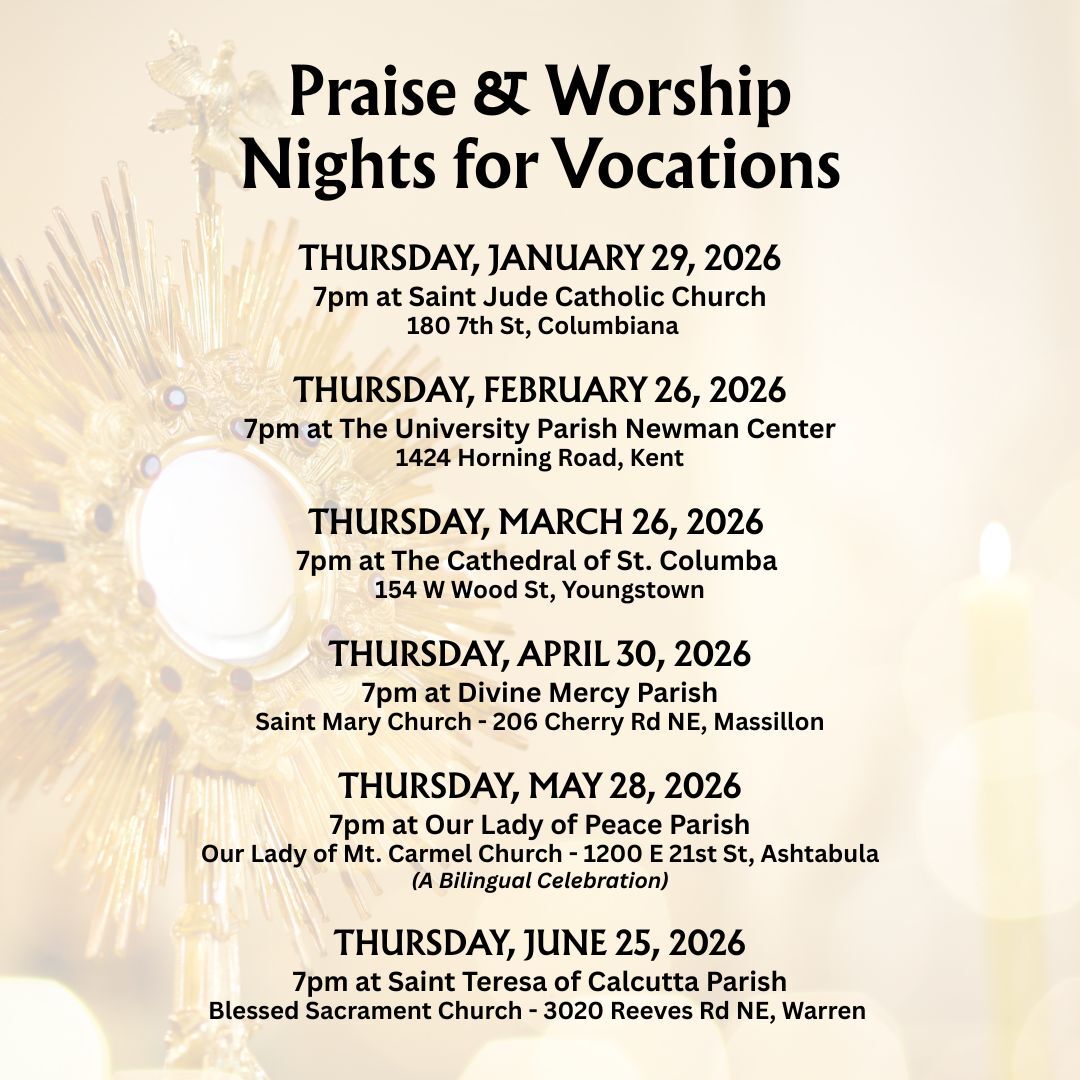 Praise and Worship Nights for Vocations | The Catholic Diocese of ...